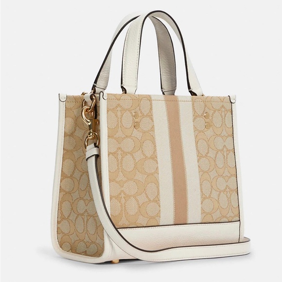 Coach | Bags | Nwt Coach Outlet Dempsey Tote 22 In Signature Jacquard ...